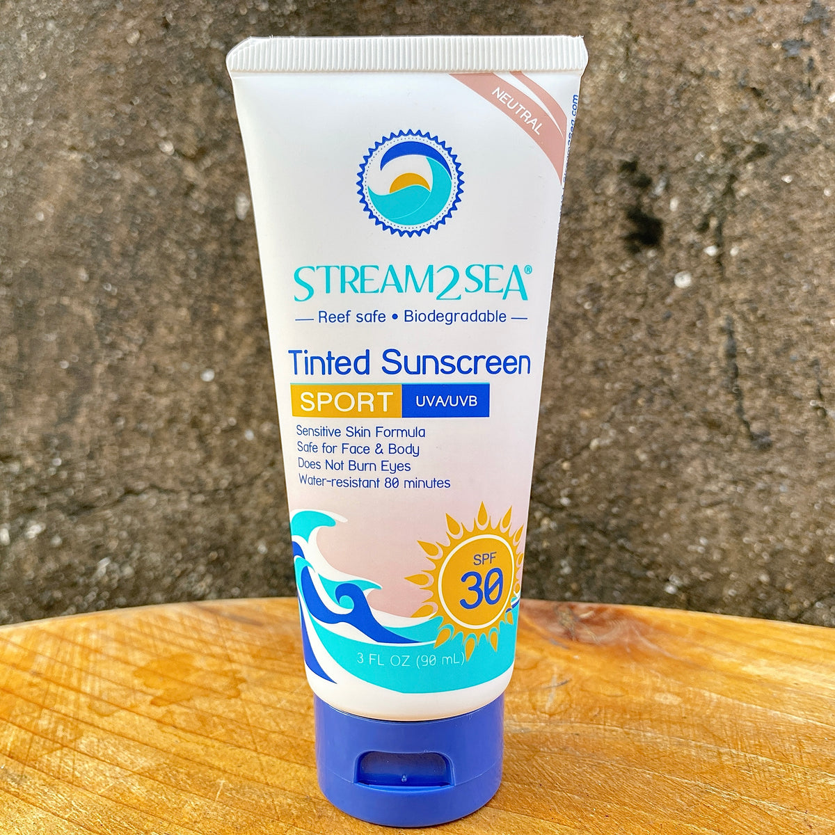 Stream2Sea Sunscreen Sport/ Tinted SPF30 物理防曬 (臉部及身體適用) 90mL – Seed 點籽